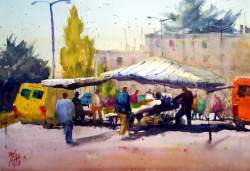 André Méhu Aquarelle - Galerie Aquarelles Villes